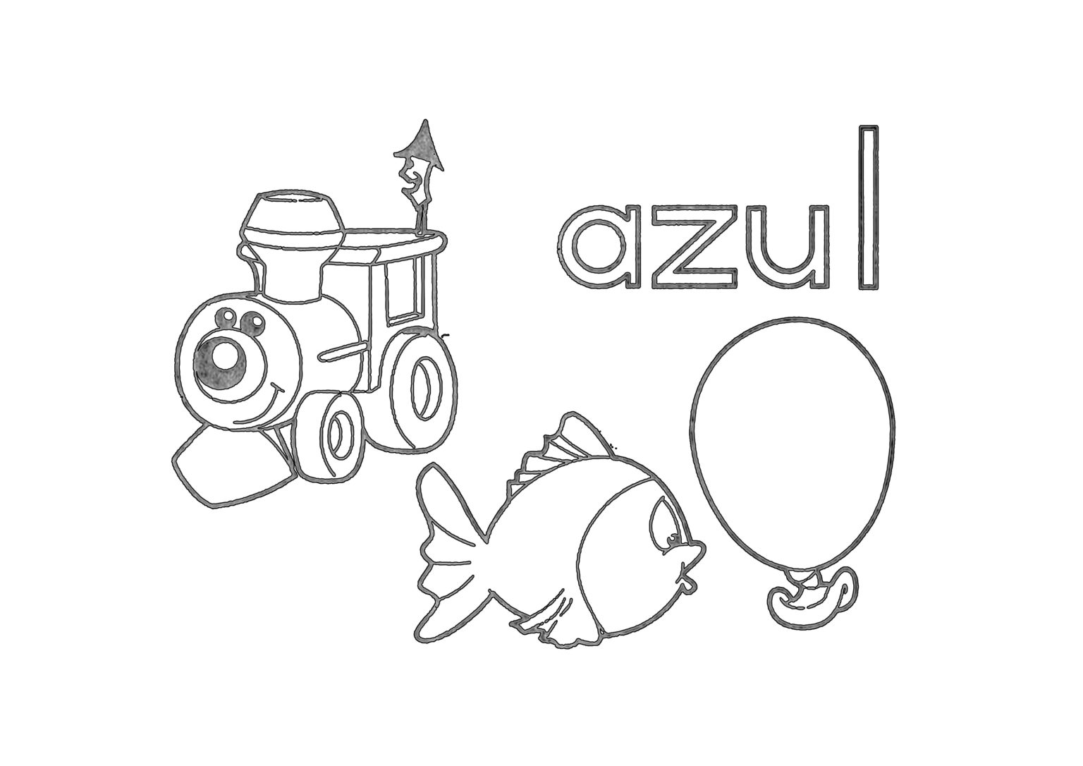 ¡Aprendemos el color AZUL! - MI 1er COLE